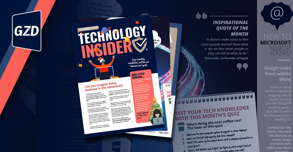Technology Insider: December Edition - Global Z-Data - Tech Newsletter