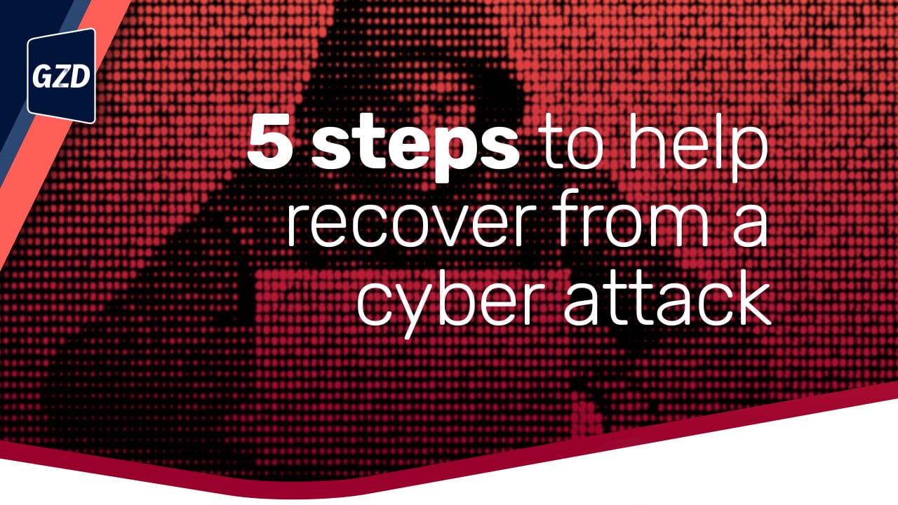 5 steps to help recover from a cyber attack - Global Z-Data - Tech Guides